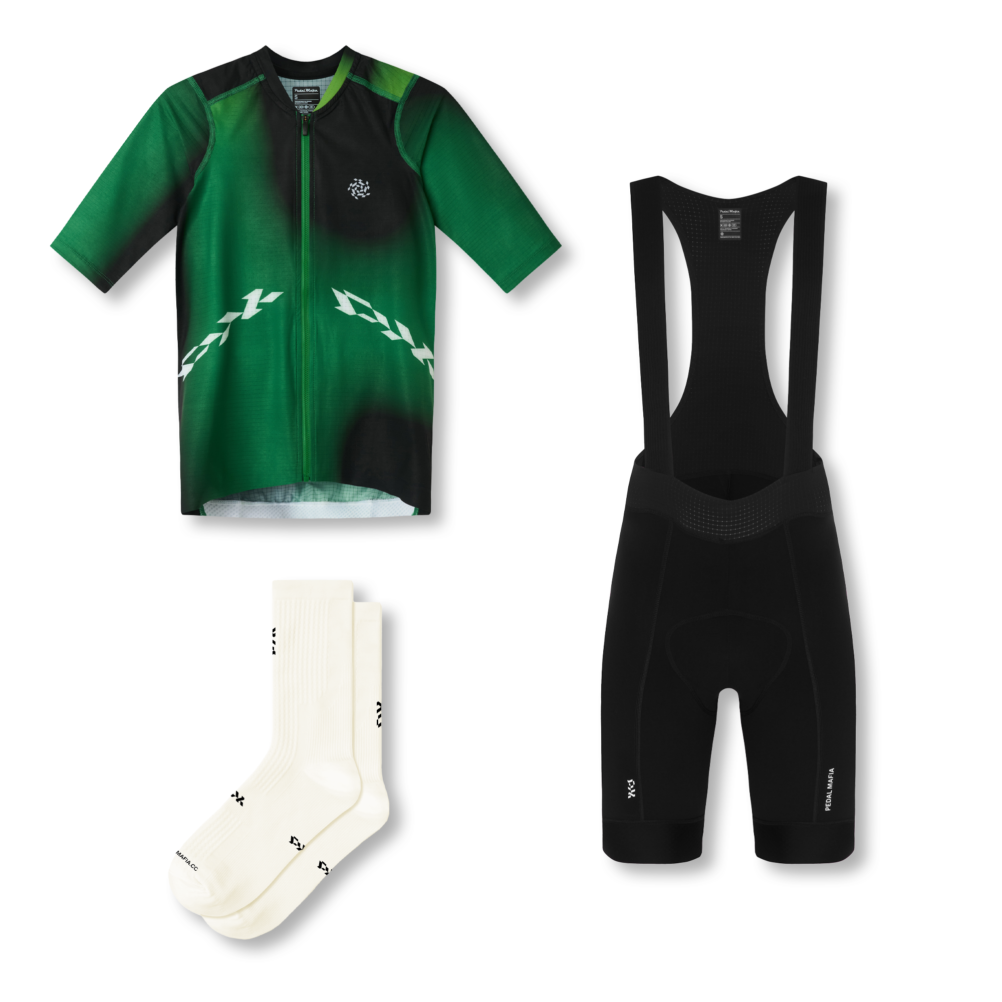 Men's Pro Race Cycling Kit Bundle - Black | Pedal Mafia Australia