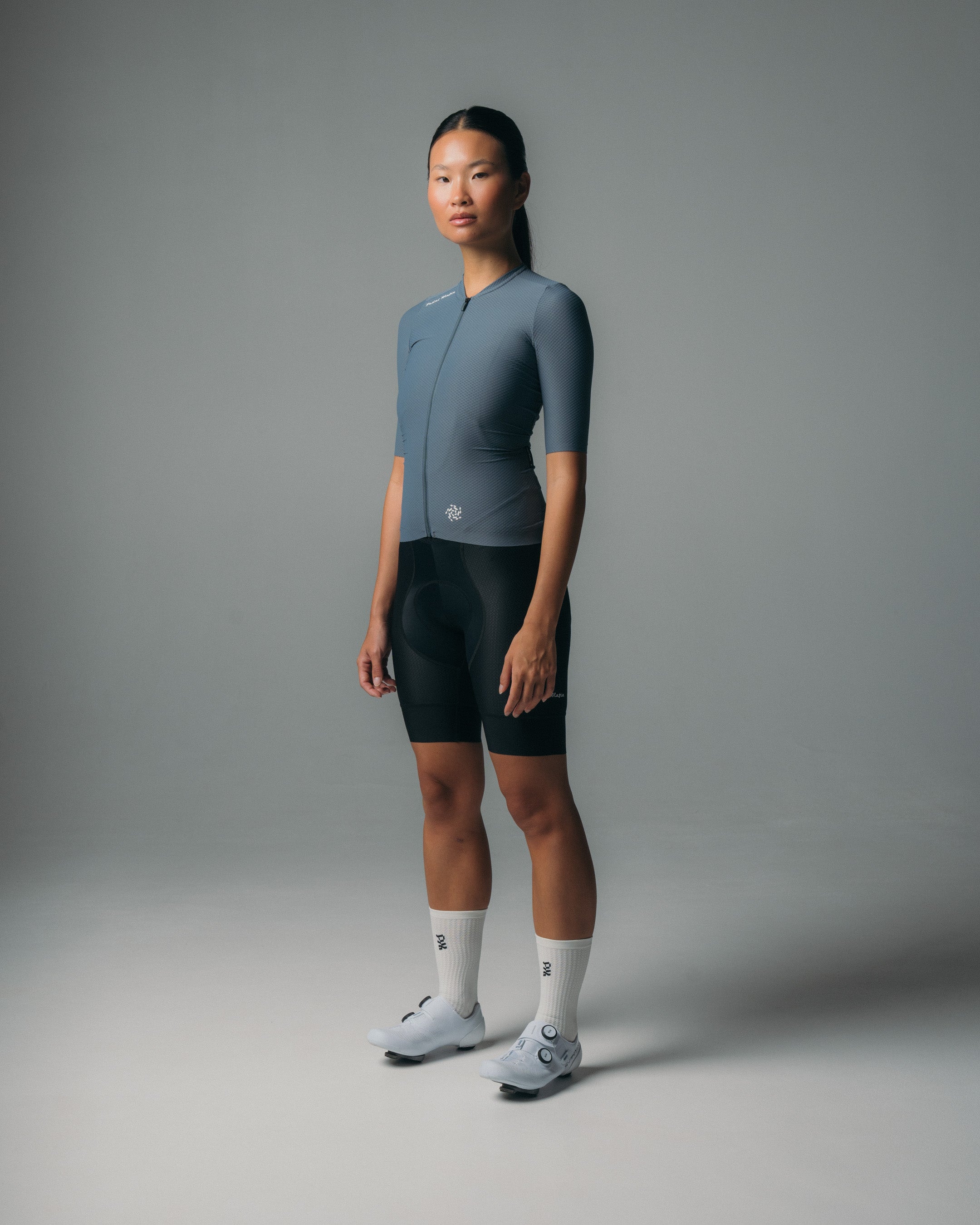 Women's Pro Delta Short Sleeve Jersey - Dark Blue Steel | Pedal Mafia ...